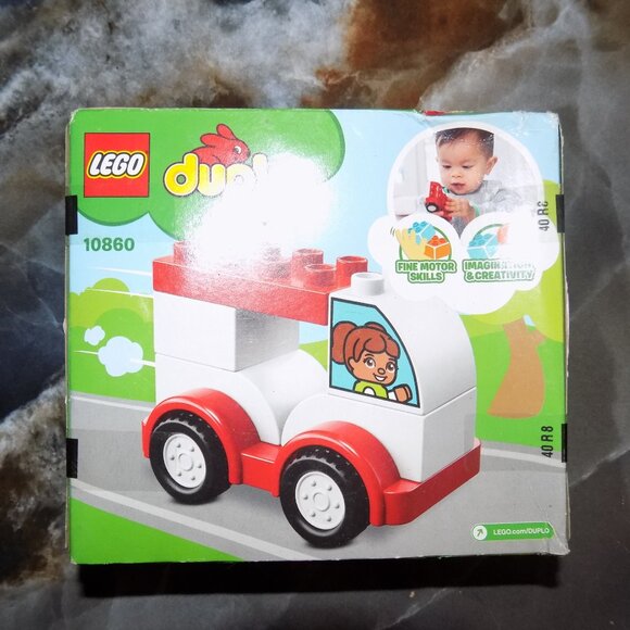 Lego | Toys | Lego Duplo My First Race Car Building Blocks Set 860 6 ...